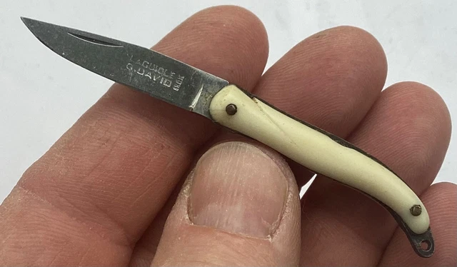 COUTEAU MINIATURE LAGUIOLE G.david Inox Tiny Knife Messer Coltello ...