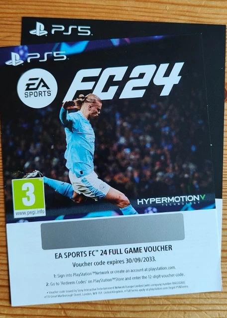 EA FC 24 Sony PlayStation 5 PS5 Digital Code (Posted) £37.30 - PicClick UK