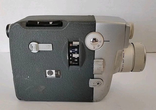 VINTAGE CANON 1960'S Motor Zoom 8 EEE Movie Camera Parts Only $34.42 ...