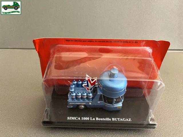 VOITURE MINIATURE PUBLICITAIRE Simca 1000 Butagaz Hachette 1/43 EUR 14 ...