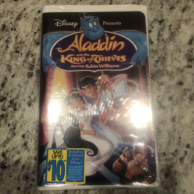 DISNEY ALADDIN AND the King of Thieves (VHS, 1996) Robin Williams ...