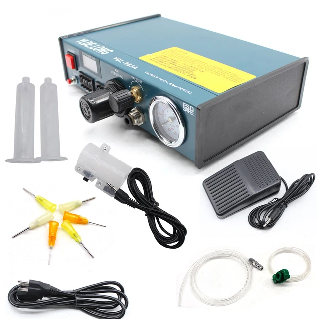 AUTOMATIC GLUE SOLDER Paste Dispenser Machine Liquid Controller Dropper ...