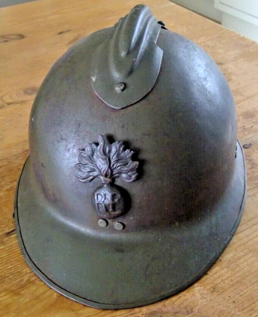 WW2 FRENCH ADRIAN M26 Pattern Steel Helmet £225.00 - PicClick UK