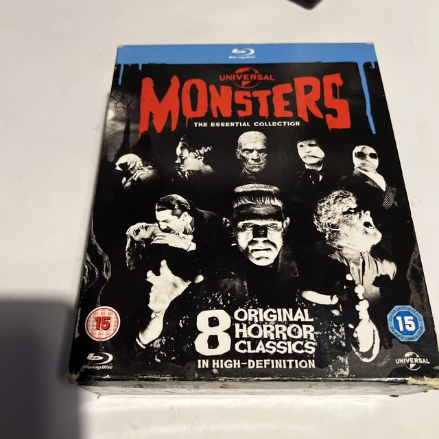 HORROR BLU RAY boxset Universal Classic Monsters: Essential Collection ...