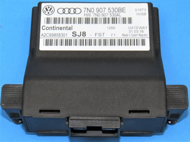 VW SCIROCCO CAN Bus Gateway Control Module Unit Continental 7N0907530BE ...