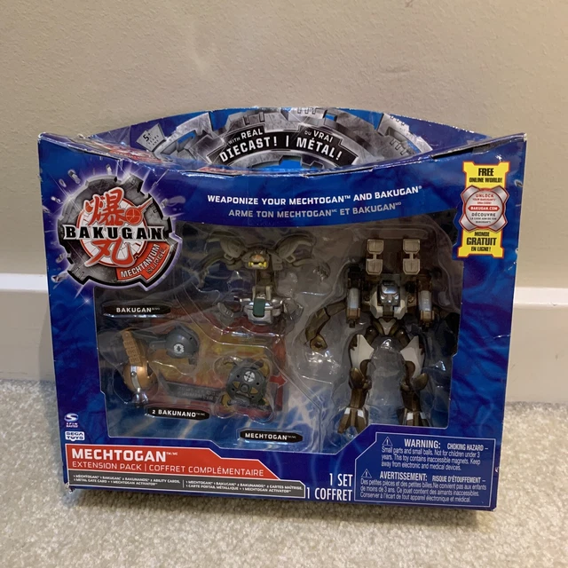 BAKUGAN MECHTANIUM SURGE Mechtogan Extension Pack Deezall Toy Figures ...
