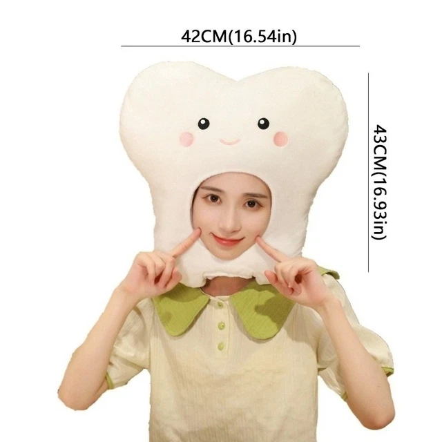 ANIMAL THEME TOOTH Hood Hat Funny Dress Up Hat Plush Animal Hat Photo ...