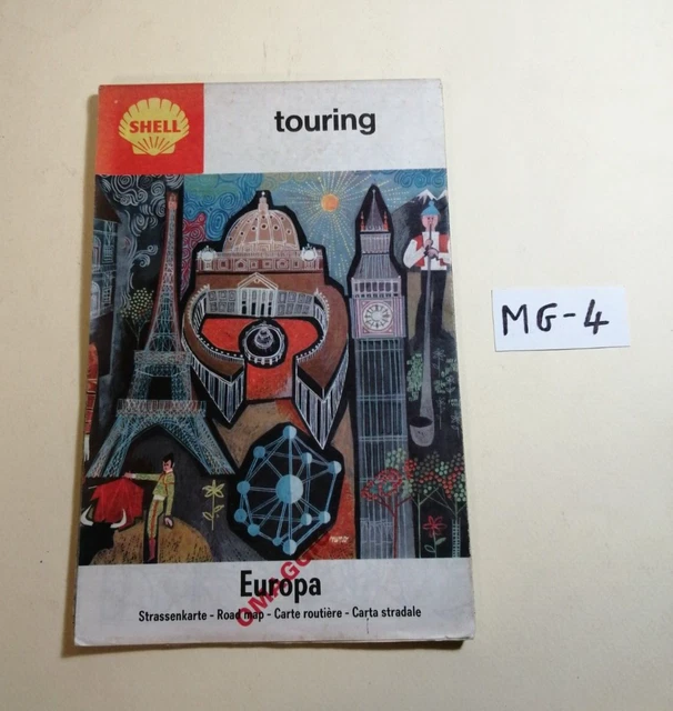 CARTINA SHELL TOURING - Europa: Carta Stradale (Road Map,Carte Routiere ...