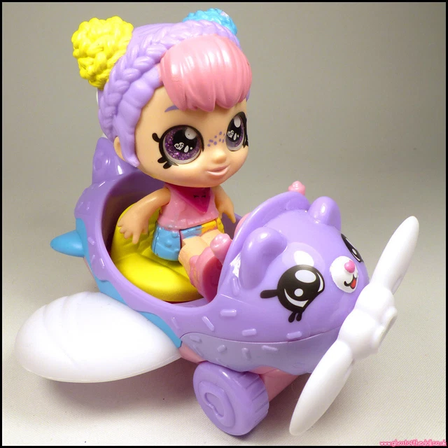 KINDI KIDS MINIS RAINBOW KATE & AIRPLANE Doll Figure Playset Vehicle ...