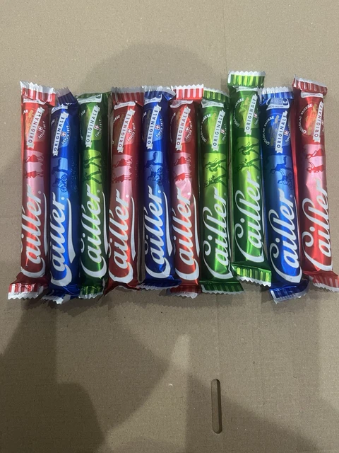 SWISS CHOCOLATE CAILLER Branches Originales from Switzerland 10 x 23g ...