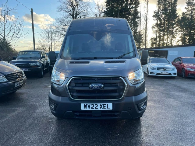 2022 FORD TRANSIT 350 2.0 EcoBlue 130ps L4 H3 Trend JUMBO 40K + ULEZ ...