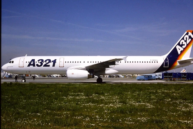 ORIGINAL 35MM COLOUR slide of Airbus A321 Prototype F-WWIA £0.75 ...