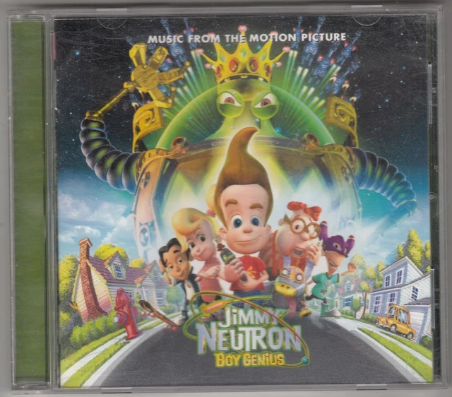 RARE-JIMMY NEUTRON BOY Genius-2001-Movie Soundtrack-[3965]-16 Track-CD ...