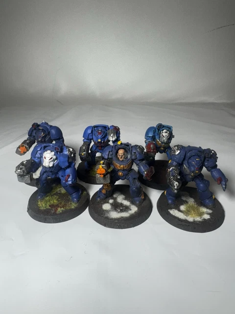 WARHAMMER 40K SPACE Marines Ultramarines First Born Terminators Joblot ...