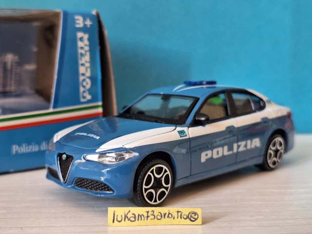 ALFA ROMEO GIULIA POLIZIA ITALIAN POLICE Policia Neu Nuovo New Scala 1: ...