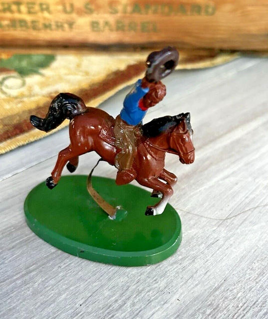 ANTIQUE TOY METAL Rodeo Cowboy Bouncing Japan (3a) $23.00 - PicClick