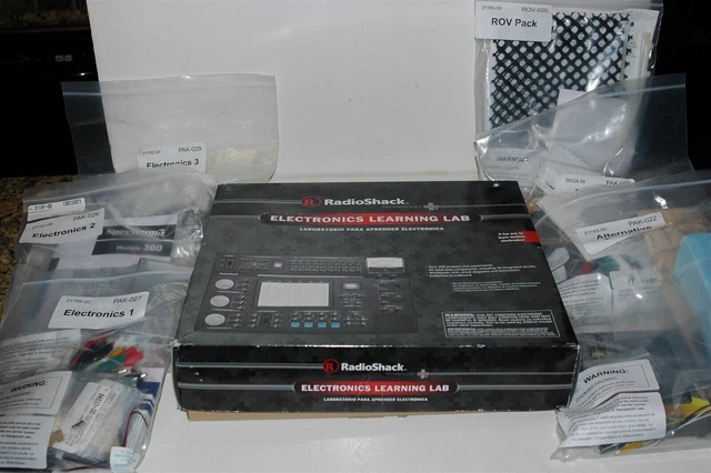 RADIO SHACK 28-027 Electronics Learning Lab Plus 6 Project Kits $165.00 ...