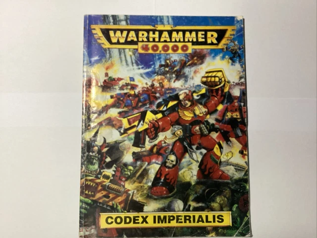 WARHAMMER 40K CODEX Imperialis book | 2nd Edition | 1993 OOP RARE $36. ...