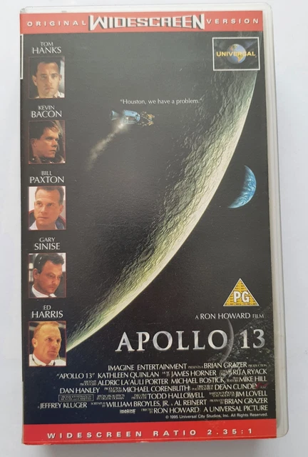 APOLLO 13 WIDESCREEN VHS videotape Tom Hanks Kevin Bacon directed by ...
