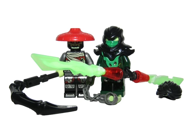 LEGO KING BONE limited edition ninjago & Evil Green Ninja Morro w ...