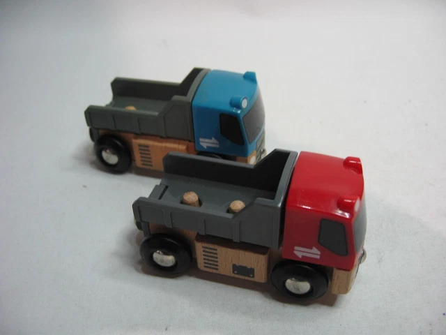 BRIO LORRY / TRUCKS TRAIN ENGINE for Wooden Train / Road Track Set ...