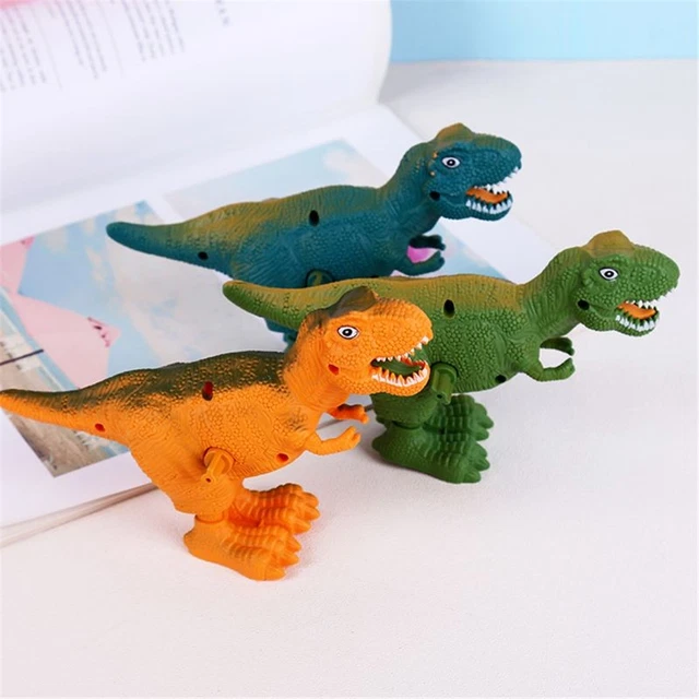CARTOON SPRING DINOSAUR for w/ Windup Powered Kindergarten Funny Gift ...