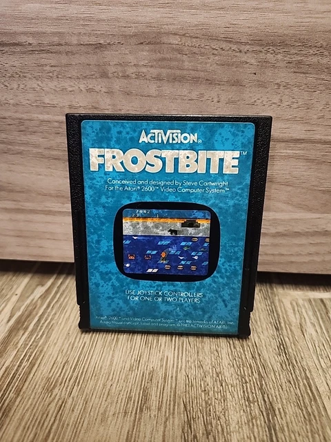 FROSTBITE ATARI 2600 Game Cartridge Authentic Official 1983 80s Vintage ...
