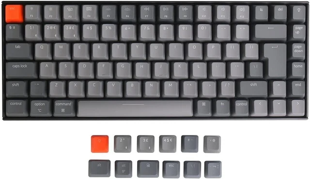 KEYCHRON K2 V2 RGB Wireless Aluminum Mechanical Keyboard Gateron Brown ...