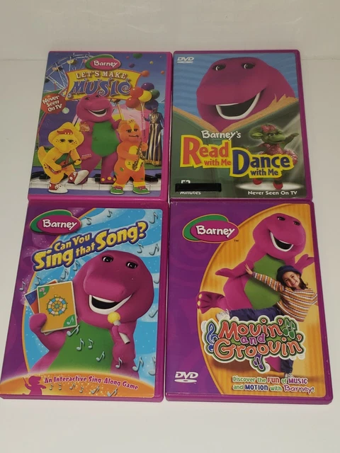 LOT OF 4 Barney & Friends Kids Educational DVDs £27.66 - PicClick UK