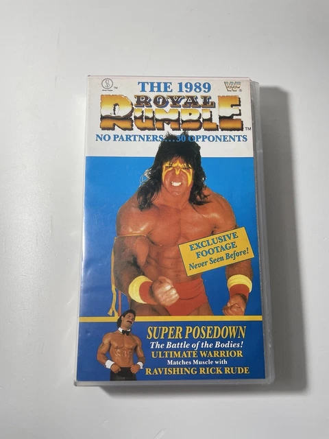 WWF ROYAL RUMBLE 1990 Wrestling VHS Video Tape Cassette PAL VCR £3.99 ...