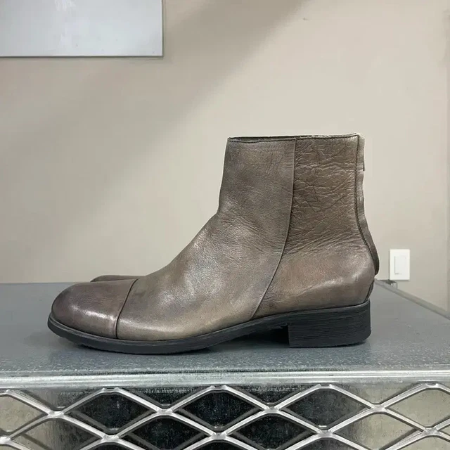 TIERRE BROWN HIGH-NECK Leather Boots EU41 - G-3654 £181.78 - PicClick UK