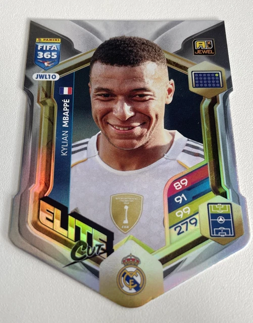 PANINI FIFA 365 Adrenalyn XL 2026 Kylian Mbappe Elite Cut card Real ...