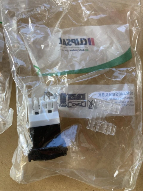 CLIPSAL 30RJ45SMA6-BK | Category 6E 'Data' Jacks x 3 $20.00 - PicClick AU