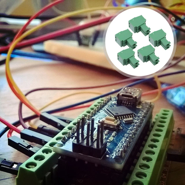 50PCS PITCH PIN Screw Terminal Block Connector for Pcb Accessory $29.43 ...