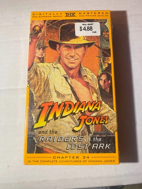 INDIANA JONES AND the Raiders of the Lost Ark (VHS, 1999) *SEALED* THX ...