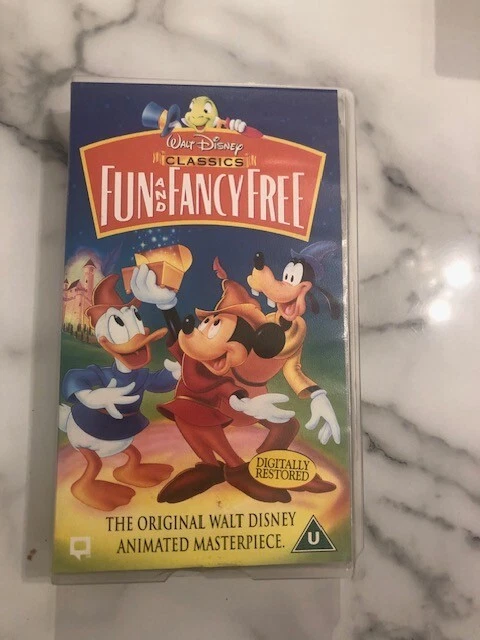 VHS DISNEY - Fun and Fancy Free - Good Condition $6.61 - PicClick
