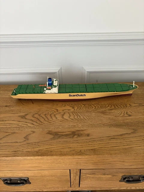 SCAN DUTCH TOYAMA CARGO SHIP 1/550 MODEL KIT ARII RC Conversion Radio ...