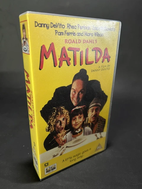 MATILDA (1996) VHS Video Tape (Danny DeVito, Rhea Pearlman, Mara Wilson ...