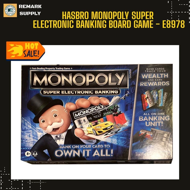 HASBRO MONOPOLY SUPER Electronic Banking Board Game - E8978 $11.87 ...