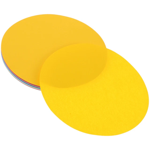 100 SHEETS ROUND Colored Paper Folding Craft Decorations £10.18 ...