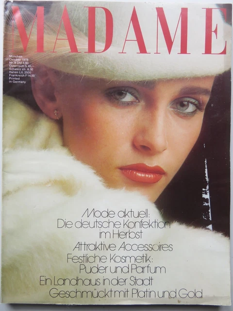 MADAME 10/1978, FAYE Dunaway, Maria Schell, Kim Novak, Jill Clayburgh u ...