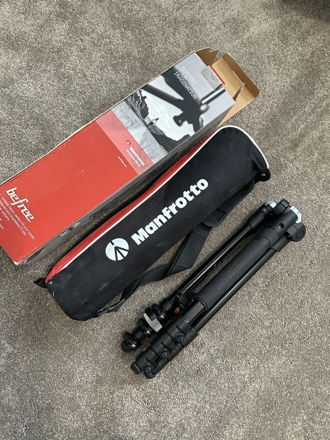 MANFROTTO BEFREE ALUMINIUM Travel Tripod with Head MKBFRA4-BH MINT $158.92 - PicClick CA