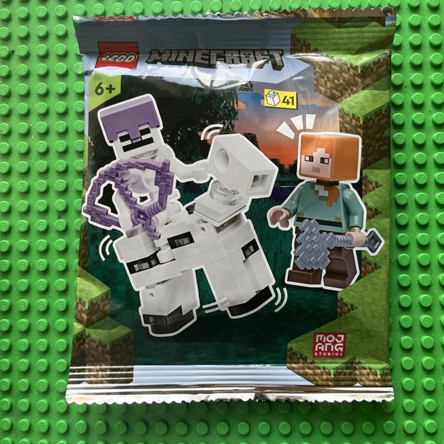LEGO MINECRAFT - Alex with Skeleton and Skeleton Horse - Foil Bag ...