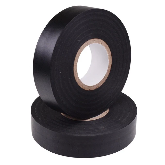 NOIR 19MM X 33m Isolation PVC Électrique Bande Flamme Retardant EUR 16 ...