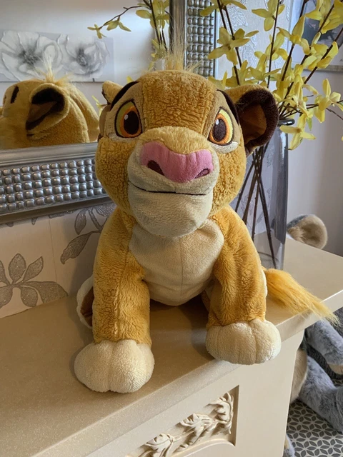 DISNEY STORE LION King SIMBA CUB Plush 14" Genuine Original Cuddly ...