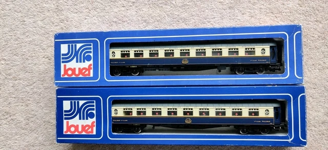 SNCF CIWL PULLMAN Blue Cream Bogie Coaches 5301/2 Jouef £16.32 ...