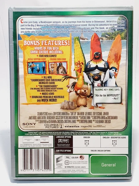 SURFS UP DVD Movie Film Video $9.28 - PicClick AU