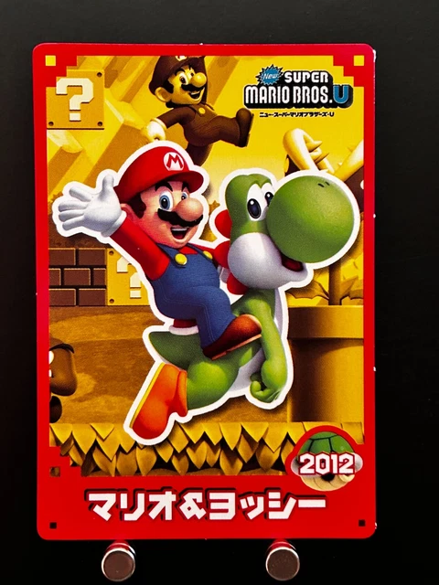 MARIO YOSHI SUPER Mario Bros Card Japanese Nintendo TOP TCG Japan 2012 ...