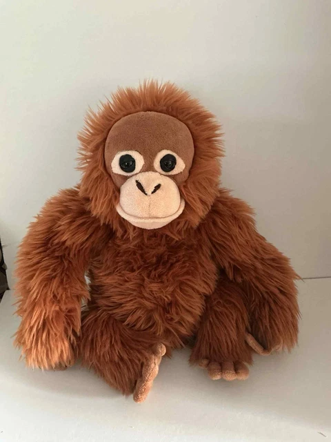 KEEL TOYS ORANGUTAN Sitting Plush Soft Toy Teddy Monkey Collectable £7. ...