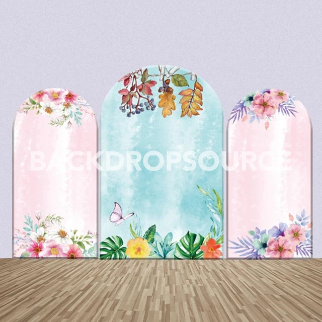 FLORAL THEMED PARTY Backdrop Media Sets for Birthday / Events/ Weddings ...